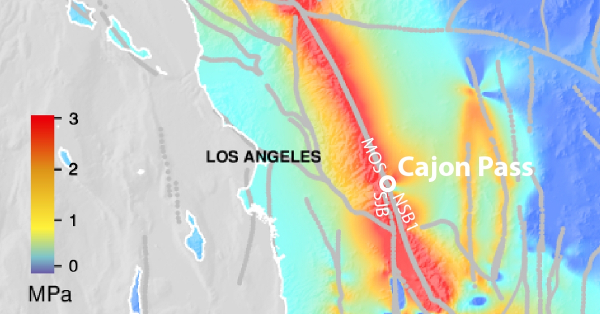 Earthquake model reveals: Stress in California at record level